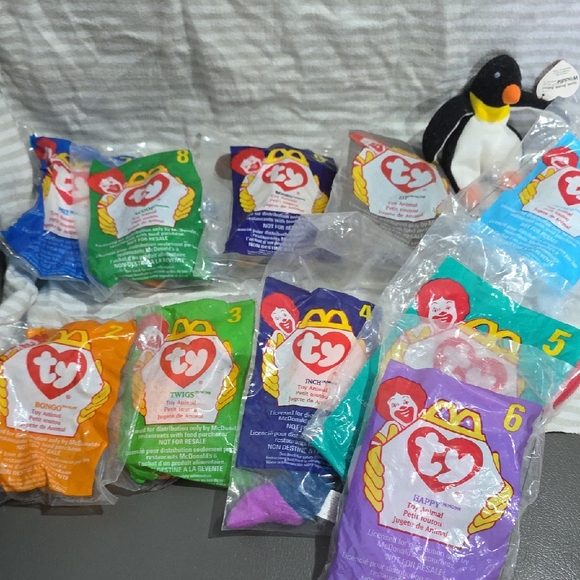 Ty | Toys | Ty Beanie Babies Colorful Collection Set | Poshmark